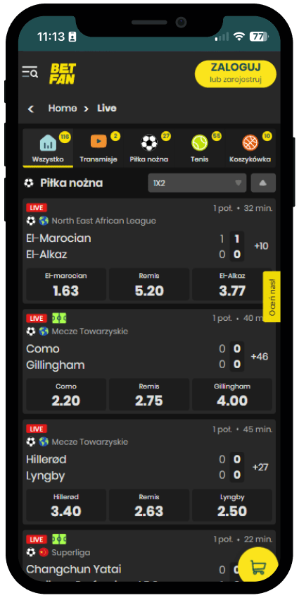 BETFAN – Sportsbook Web & Mobile UI - CrustLab