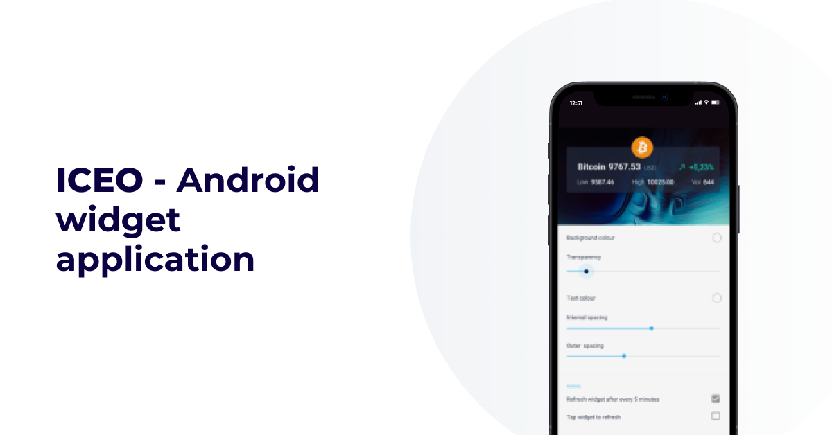 Android Widget Application - App Development Case Study - CrustLab